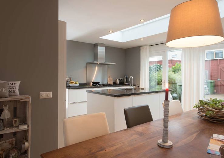 Keuken met eiland om in te wonen? Het kan!